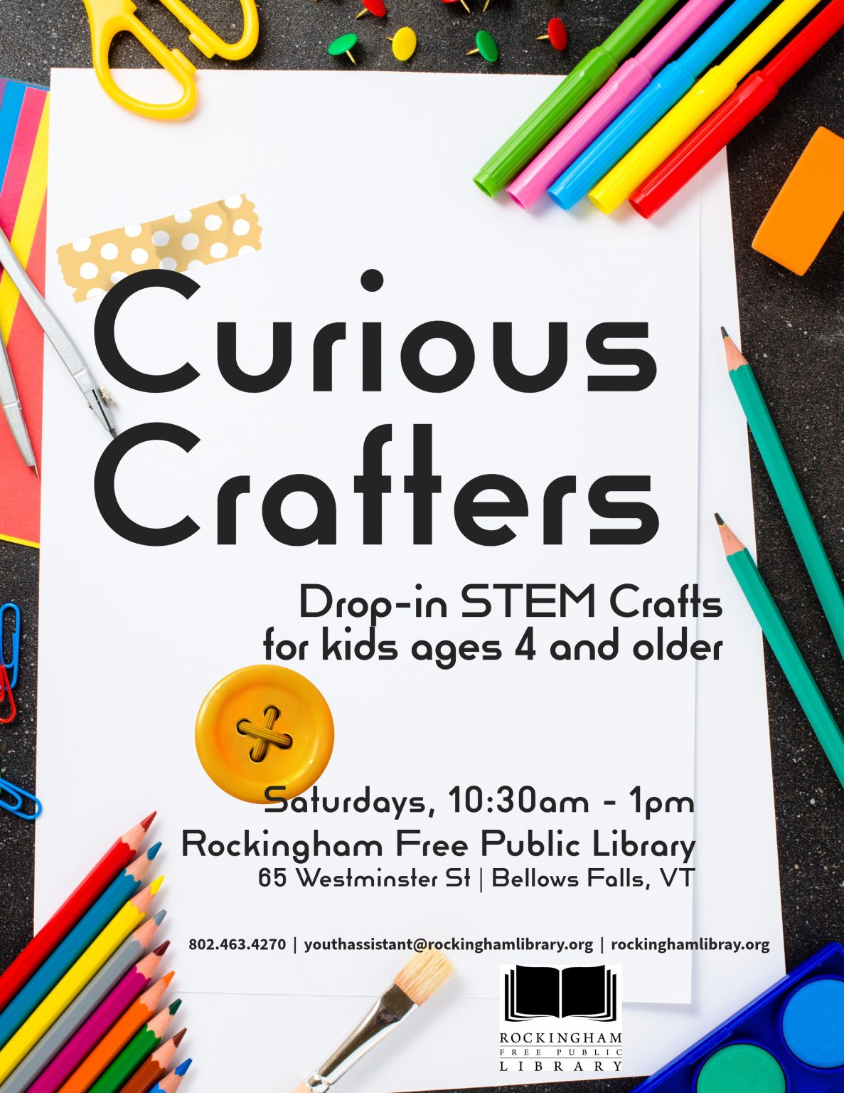 Curious Crafters – Rockingham Free Public Library